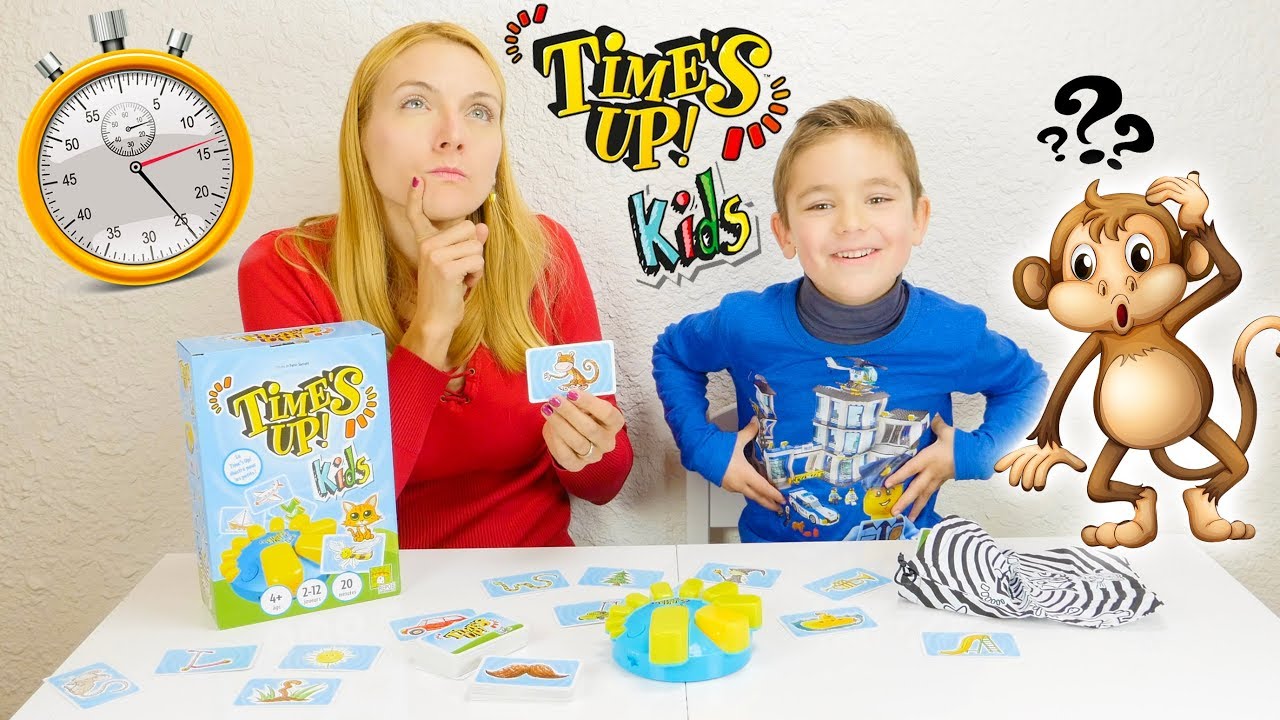 CHALLENGE TIME'S UP KIDS ! - Swan VS Maman - Jeu de société - YouTube