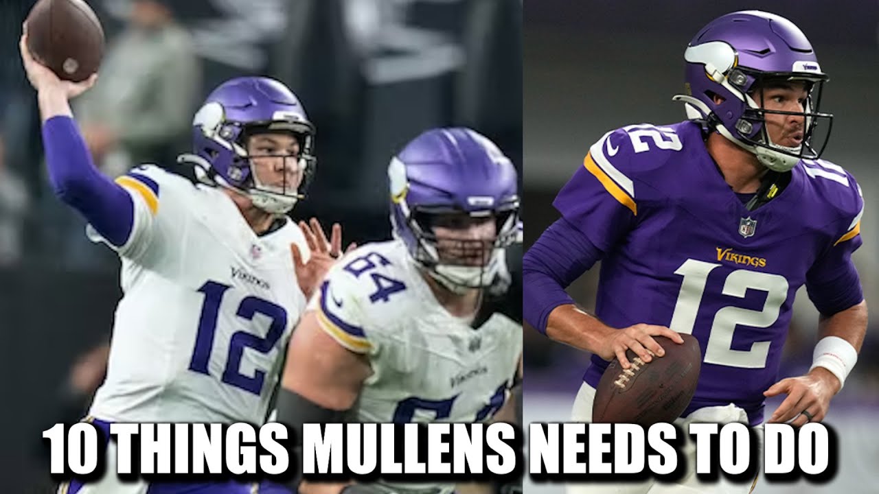 10 Things Nick Mullens NEEDS to Do for the Vikings - YouTube
