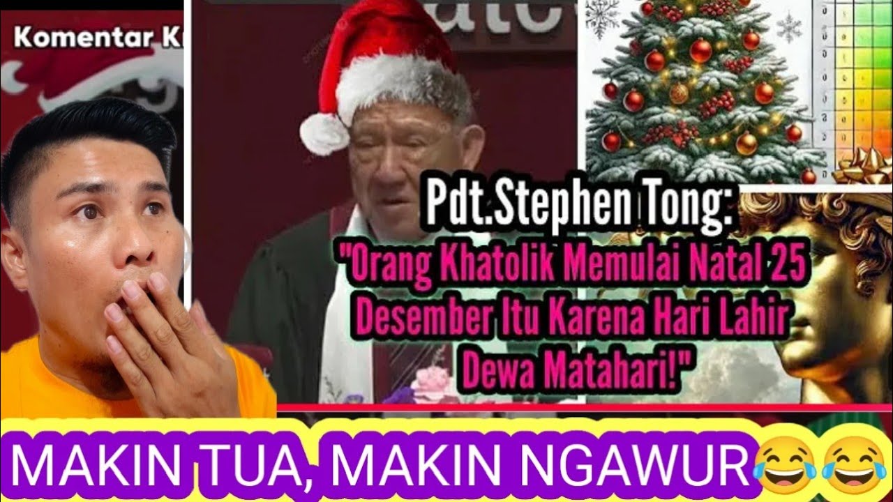 Dr. Steven Tong 25 Desember Bukan kelahiran Yesus🤔Itu Hanya Tradisi ...