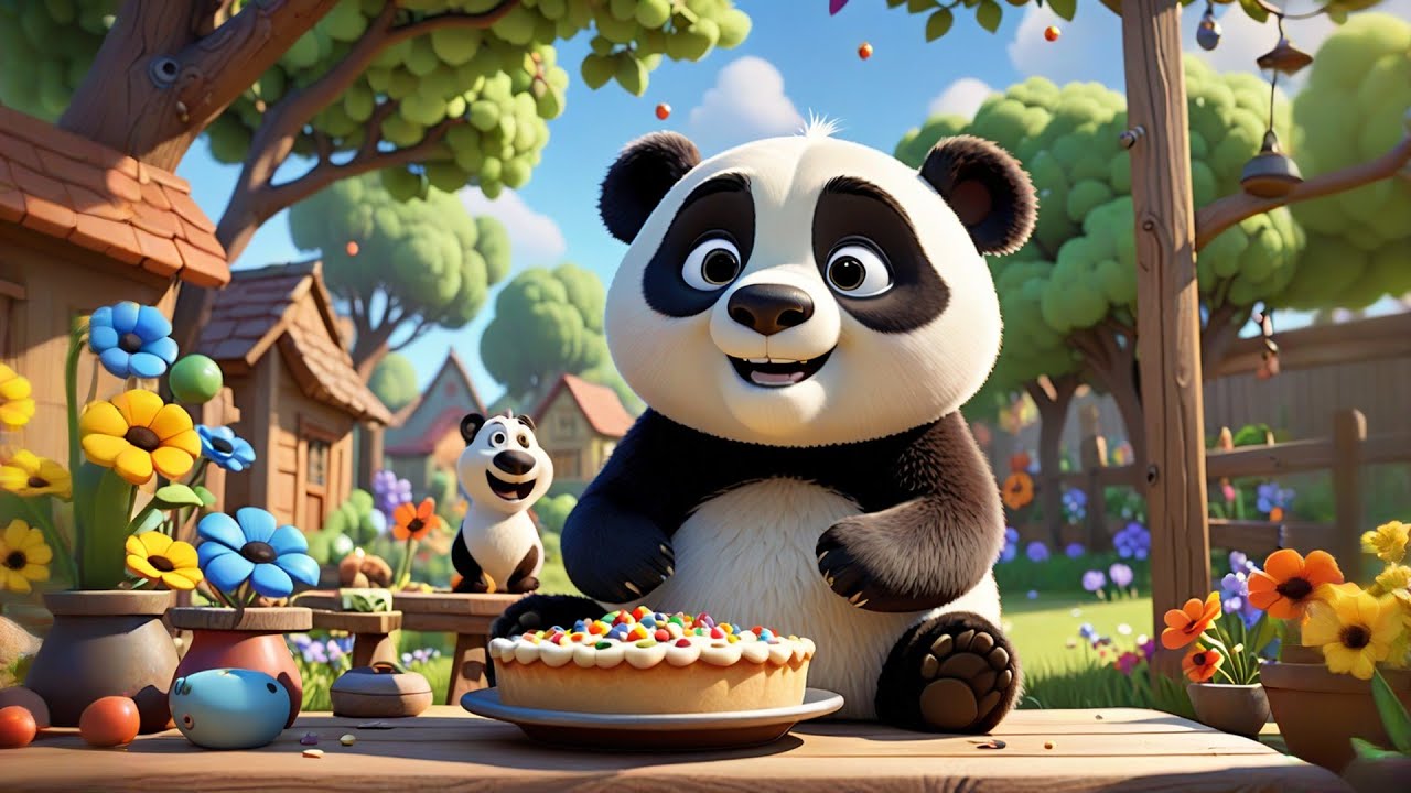 The Panda Who Baked a Pie 🐼🥧 | Fun Kids Story & Learning Video ...