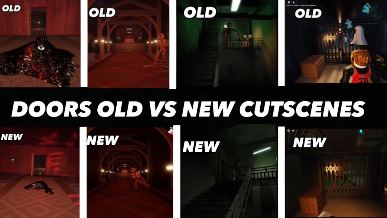 DOORS OLD VS NEW CUTSCENES (ROBLOX DOORS) - YouTube