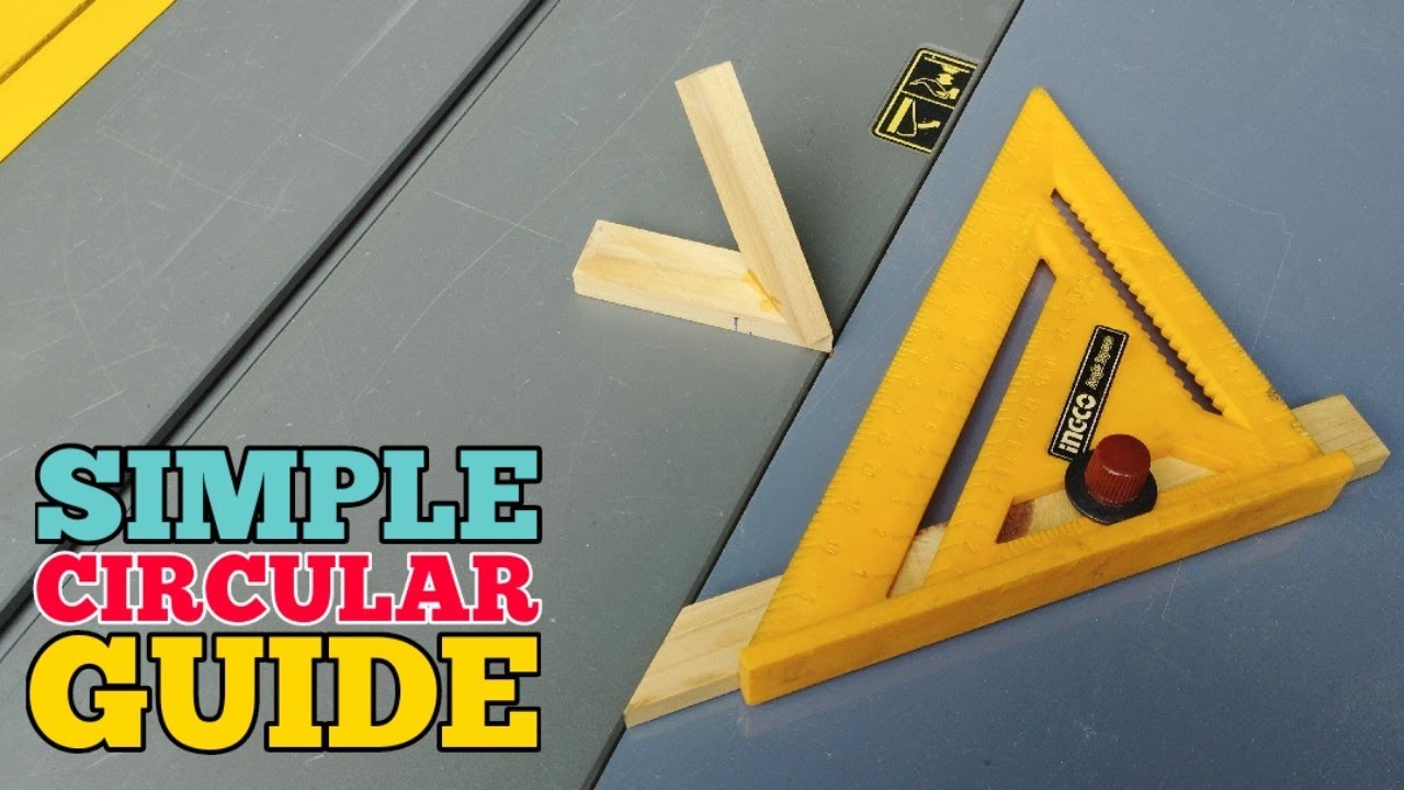 Speed Square's Hidden Secret to a PERFECT Circular Guide! - YouTube