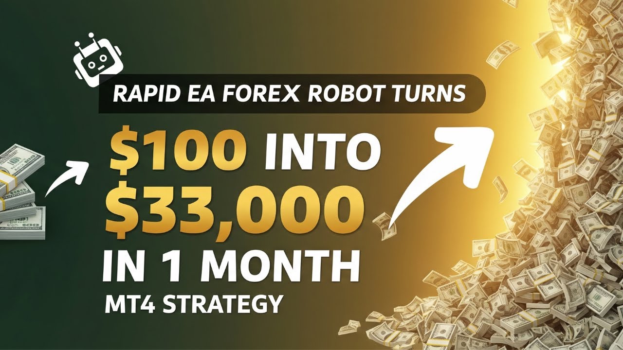 Rapid EA Forex Robot Turns $100 Into $33,000 in 1 Month MT4 Strategy ...