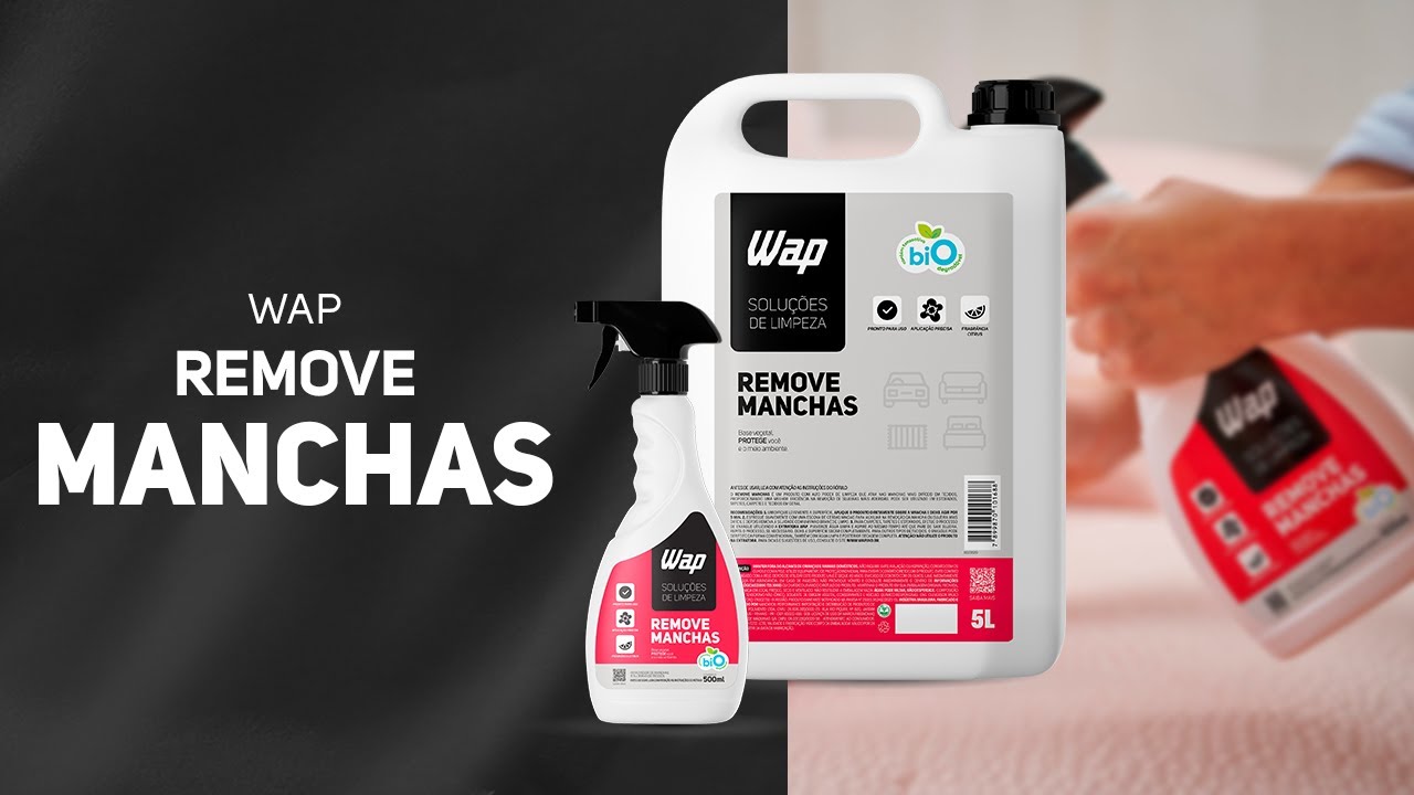 Remove Manchas WAP: Alto poder de limpeza! - YouTube