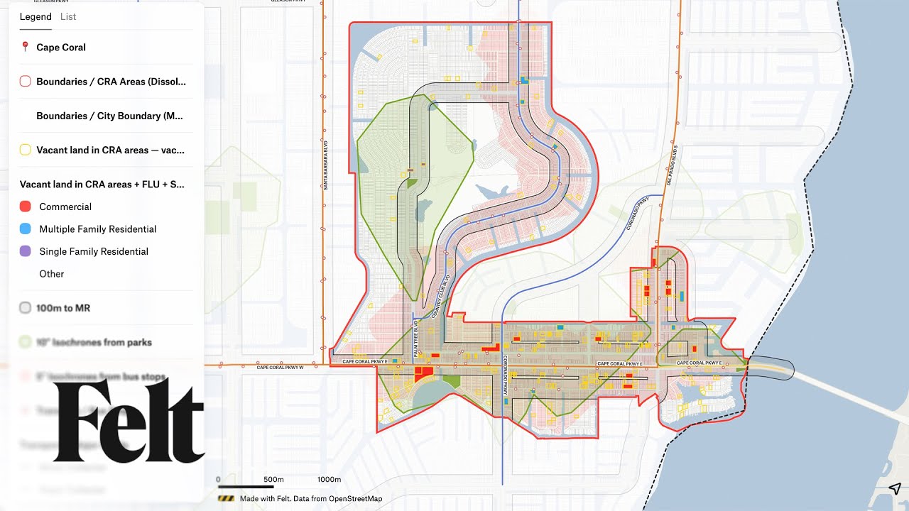 Introduction to Urban Spatial Analysis Using Felt and QGIS - YouTube