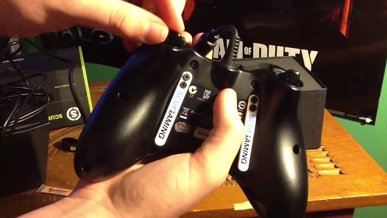 Scuf Competition Controller Unboxing Xbox 360 - YouTube