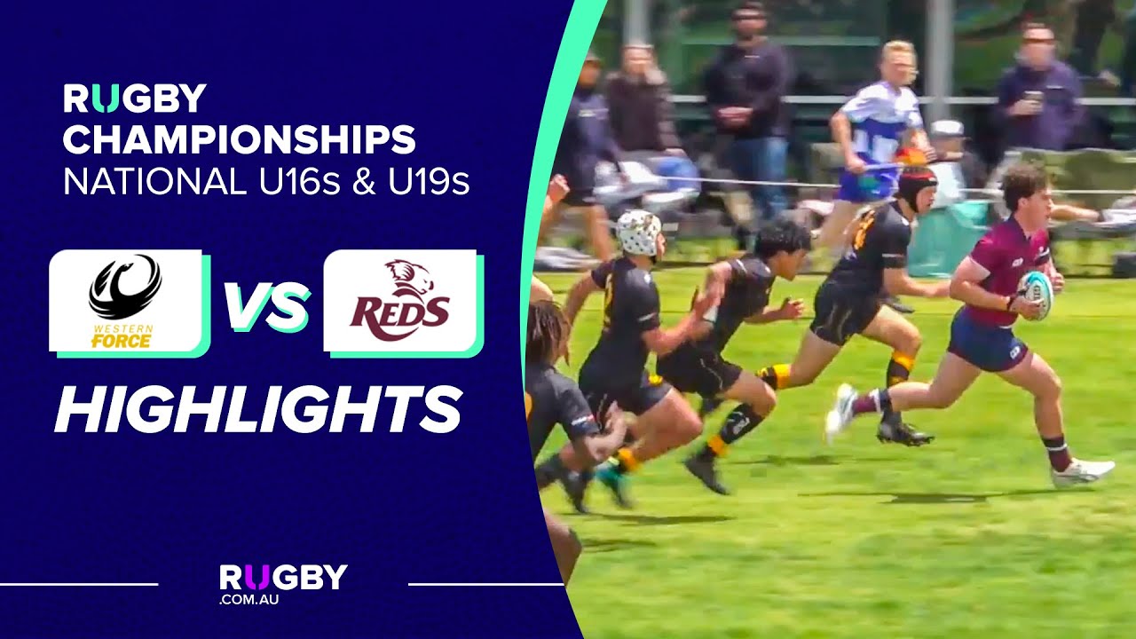 U16s Western Force v Reds Highlights | National Rugby Championship ...