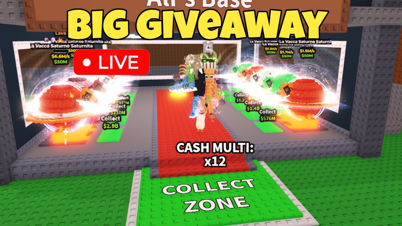 🔴 LIVE GIVING AWAY RARE BRAINROTS to VIEWERS 💎 | STEAL A BRAINROT ...