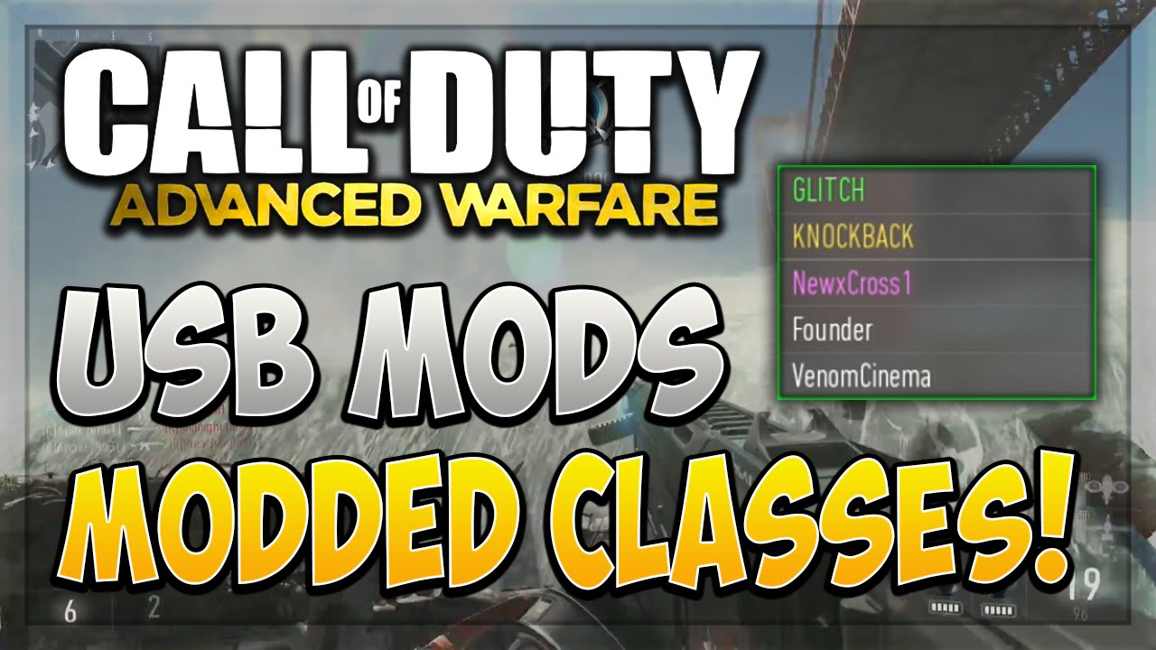 Advanced Warfare USB Mods - New "Knockback & God Mode" Private Match ...