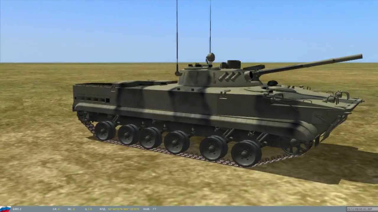 BMP-3 vs. M2 Bradley (DCS World) - YouTube