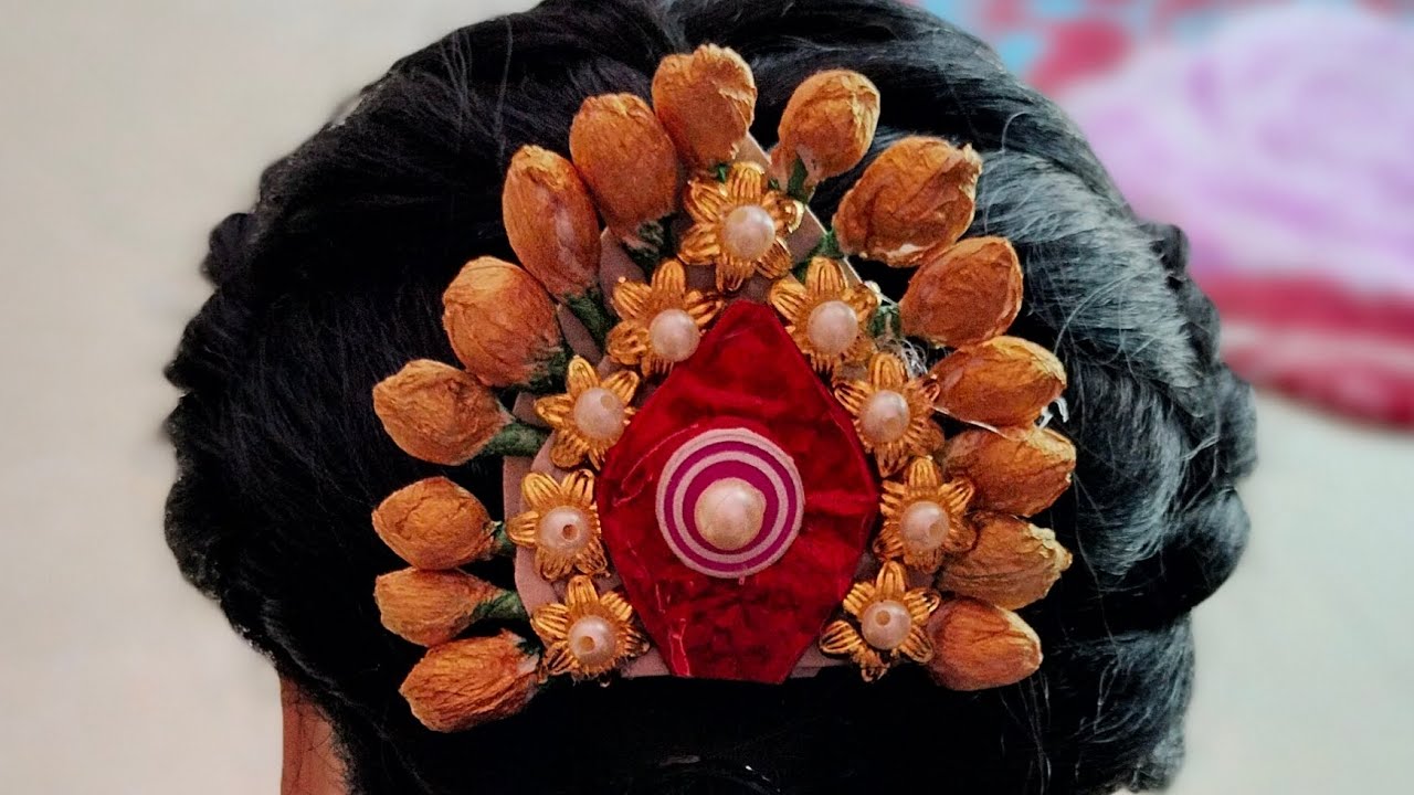 DIY/Best Hair accessories from tissue paper/Hair accessories/Tissue ...