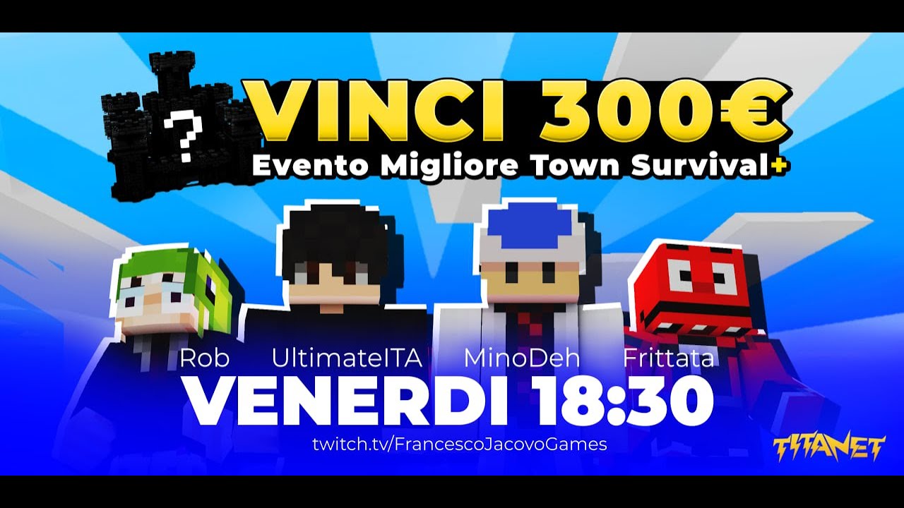 APERTURA: Migliore Survival d'Italia con YOUTUBER SEGRETO !server ...