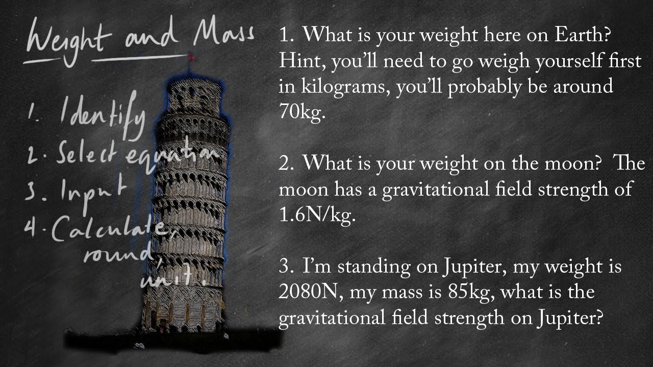 Weight and Mass - GCSE Physics Revision - YouTube