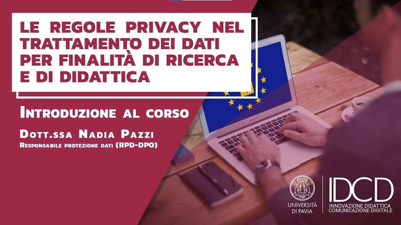 Corso PTA - Le regole privacy nel trattamento dei dati per finalità di ...