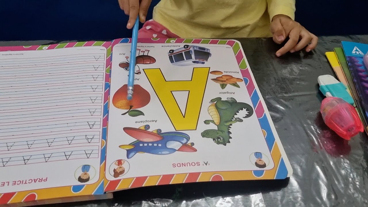 A for Apple | ABC picture Book | Baby reading book | Alphabet Book ...