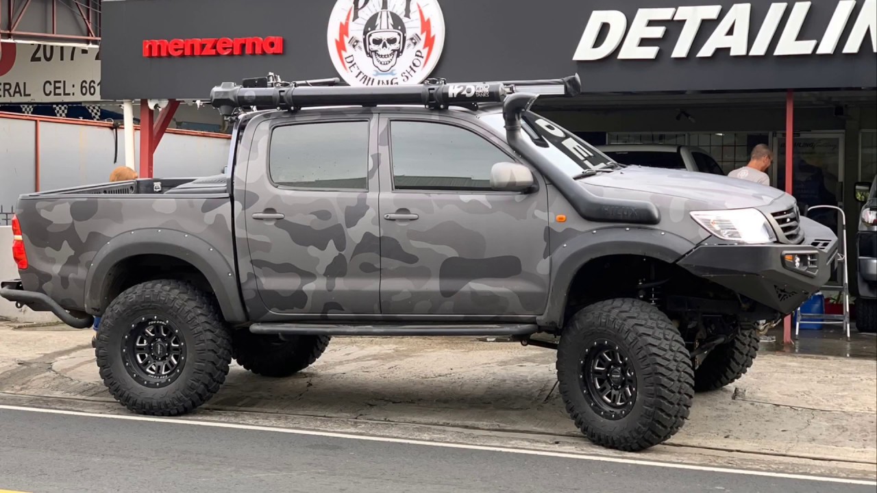 Toyota Hlux - Camo Wrap. - YouTube