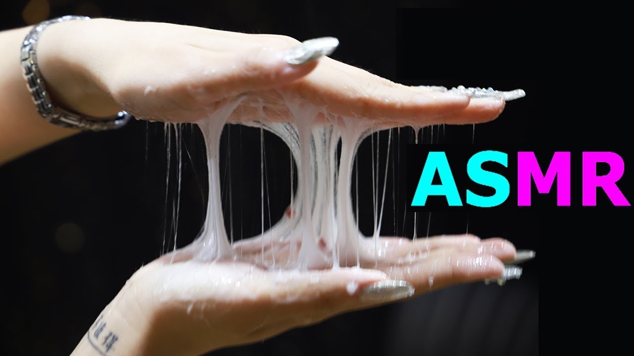 [ASMR] play with slime (No Talking) 💋/ear massage / help you to sleep ...