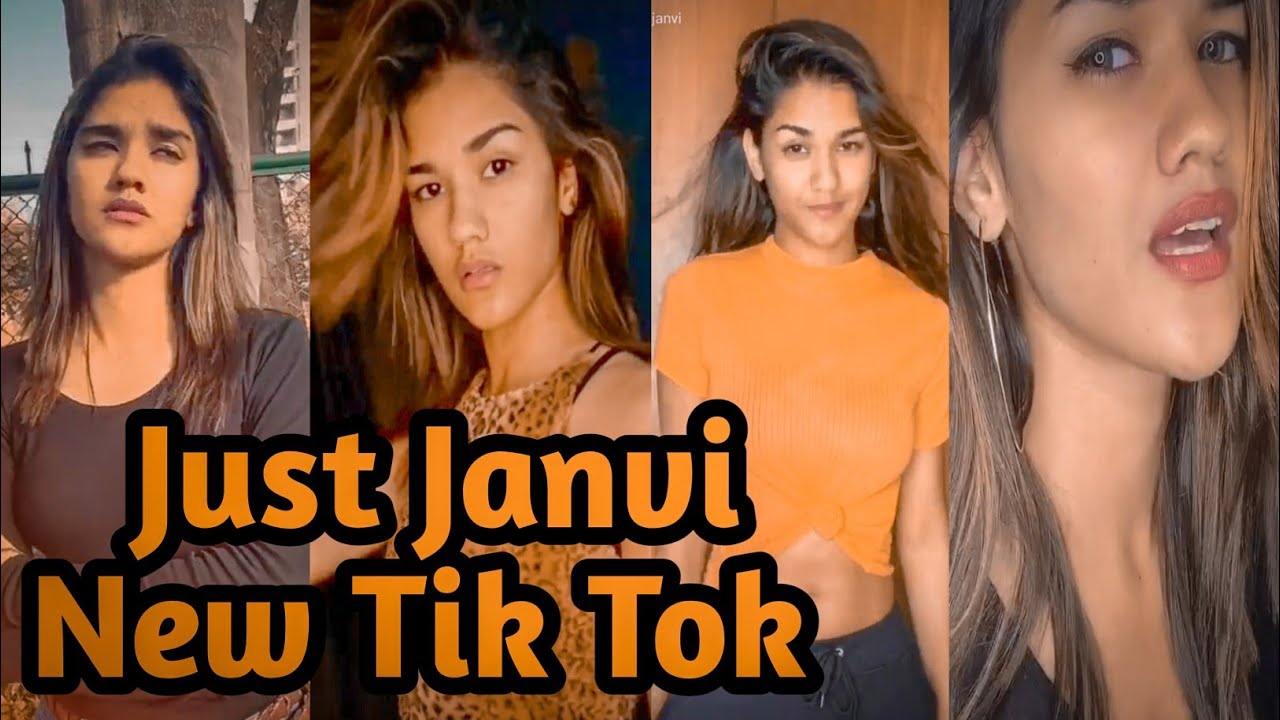 Just Janvi New Trending Tik Tok videos | Just Janvi Tik Tok cute girl ...