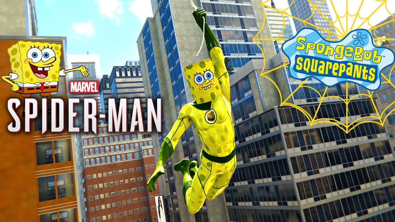 I Created SPONGEBOB SQUAREPANTS MOD for Marvel's Spider-Man Remastered ...