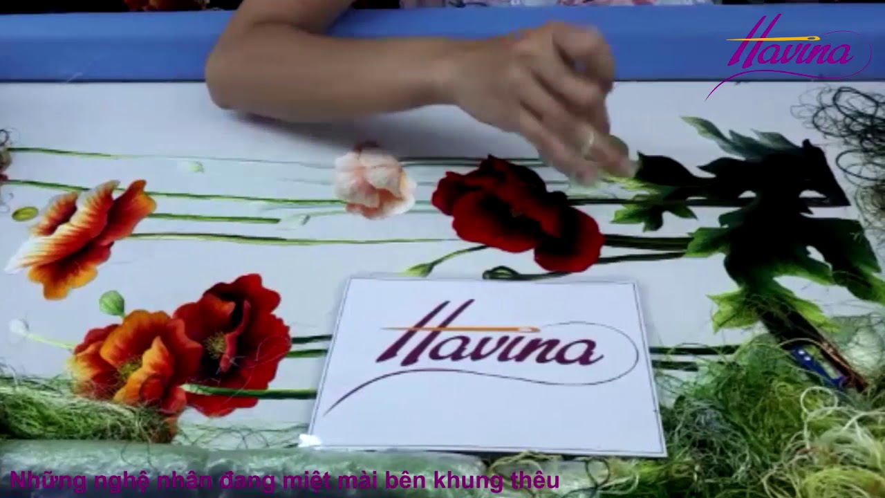 TRANH THÊU HOA COLICO MS 64 - TRANH THÊU TAY - TRANH THÊU TAY TRUYỀN ...