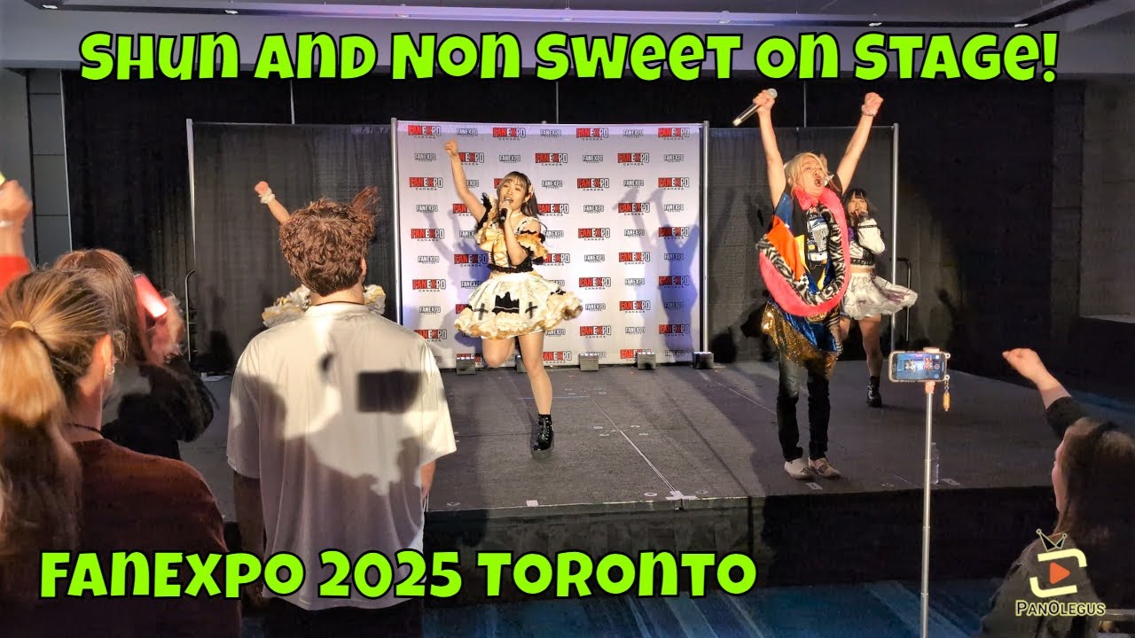 SHUN & Non Sweet LIVE J-IDOL Performance at Fan Expo Toronto 2025 - YouTube