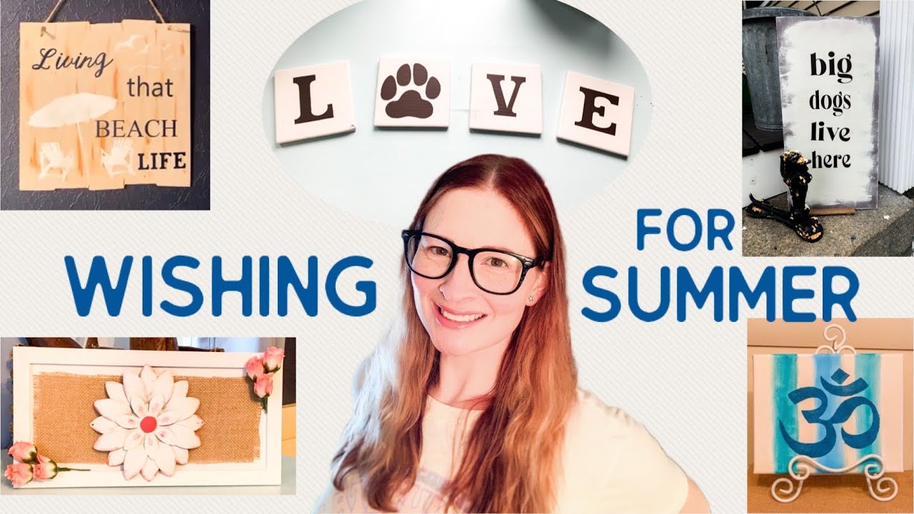 Dollar Tree Crafts ||| Outdoor Porch Sign || Beach Sign || Om ...