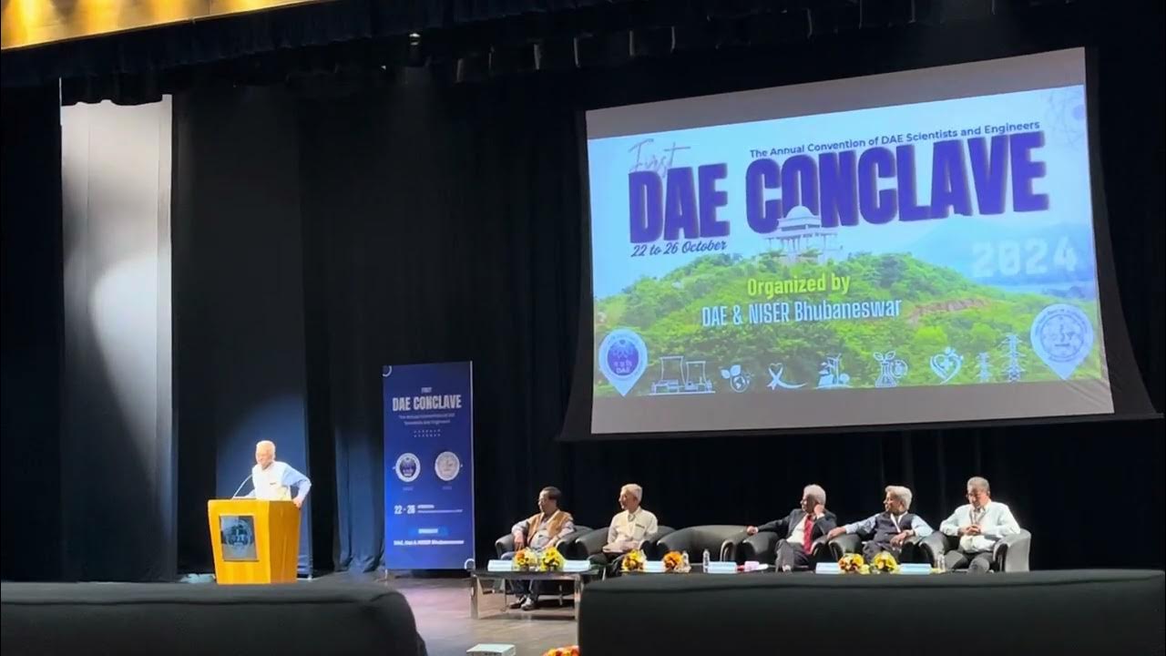 Dr Anil Kakodkar speaking at DAE Conclave at NISER - YouTube