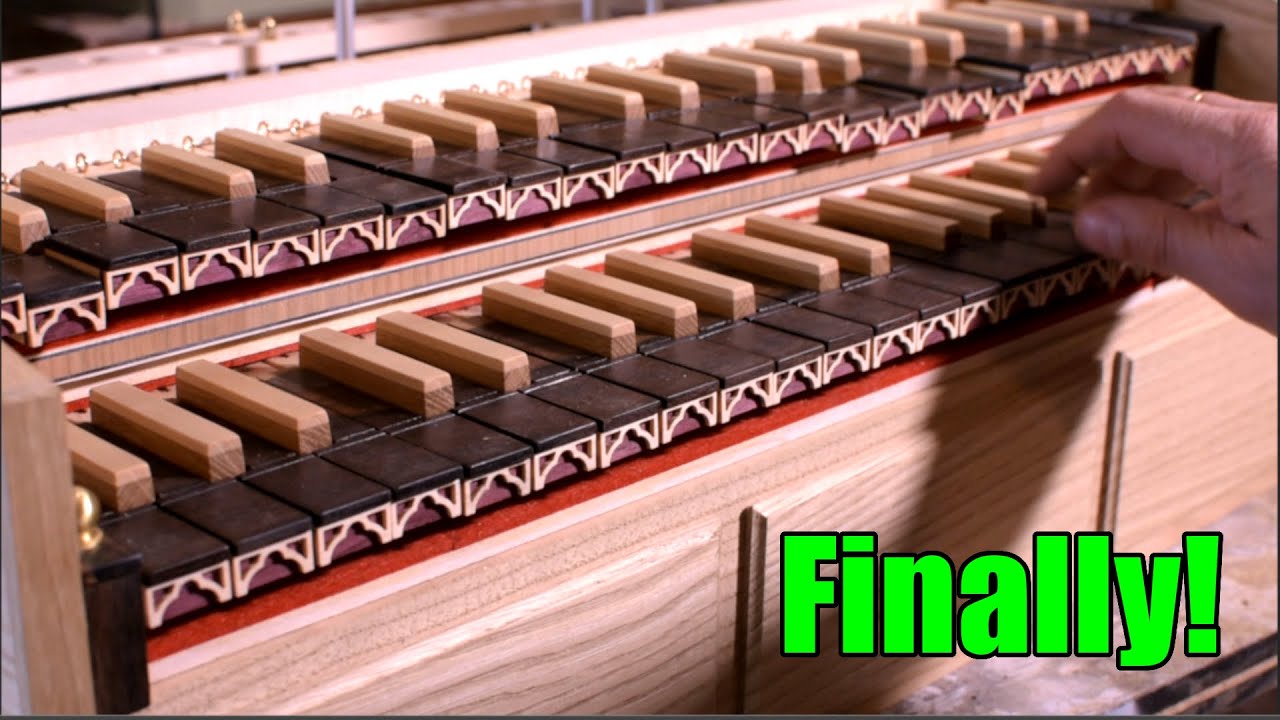 Upper manual - Renaissance Positive Pipe Organ Building - YouTube