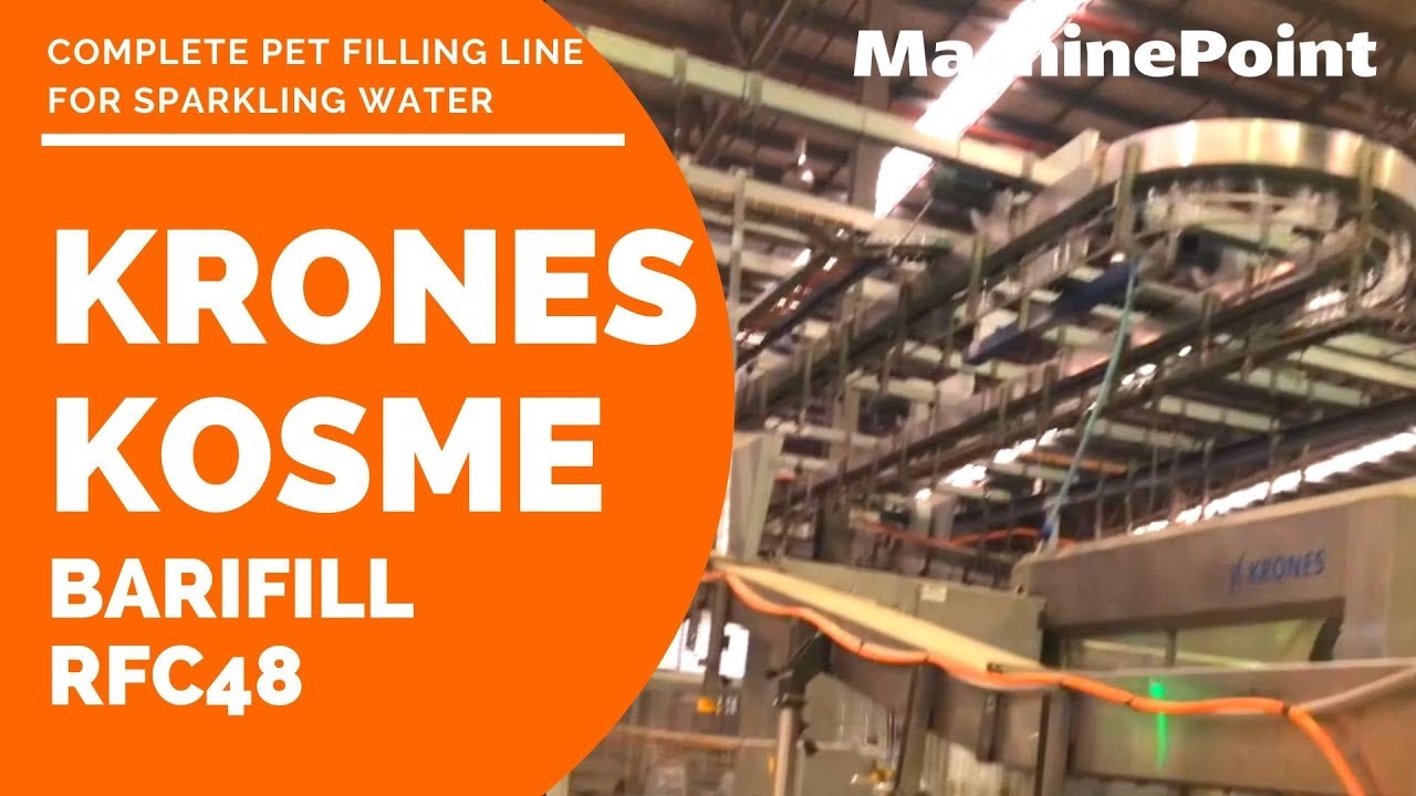 KOSME Barifill RFC Complete PET filling line for sparkling water ...