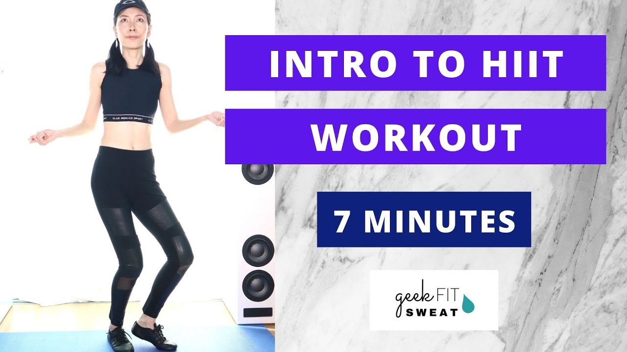 Intro to HIIT for Beginners: 7 Minutes Workout (No Equipment) - YouTube