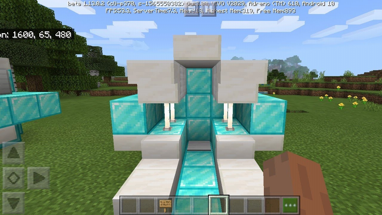 make a beautiful teleport machine in Minecraft - YouTube