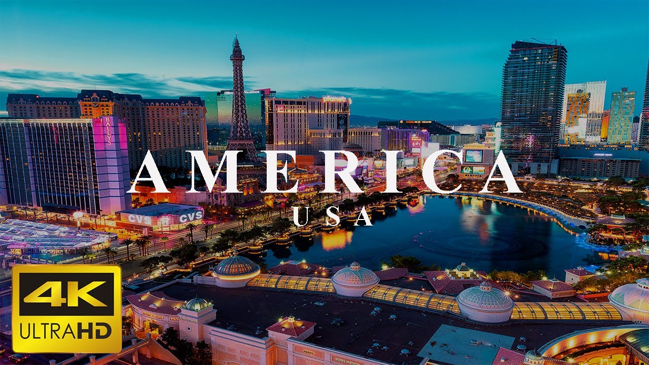 America 4K | USA 4K | United State Of America | Calming Music With USA ...