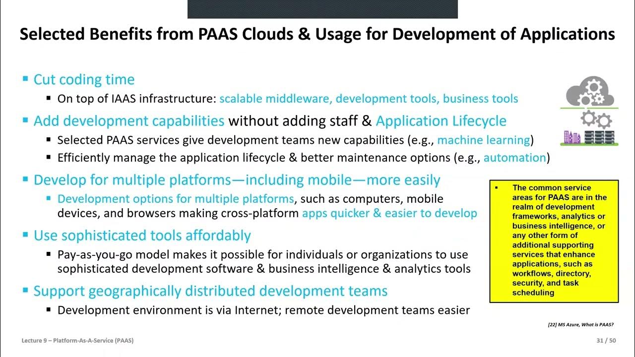 2024 Cloud Computing and Big Data Lecture 9 Platform as a Service (PAAS) Part2 💻 - YouTube