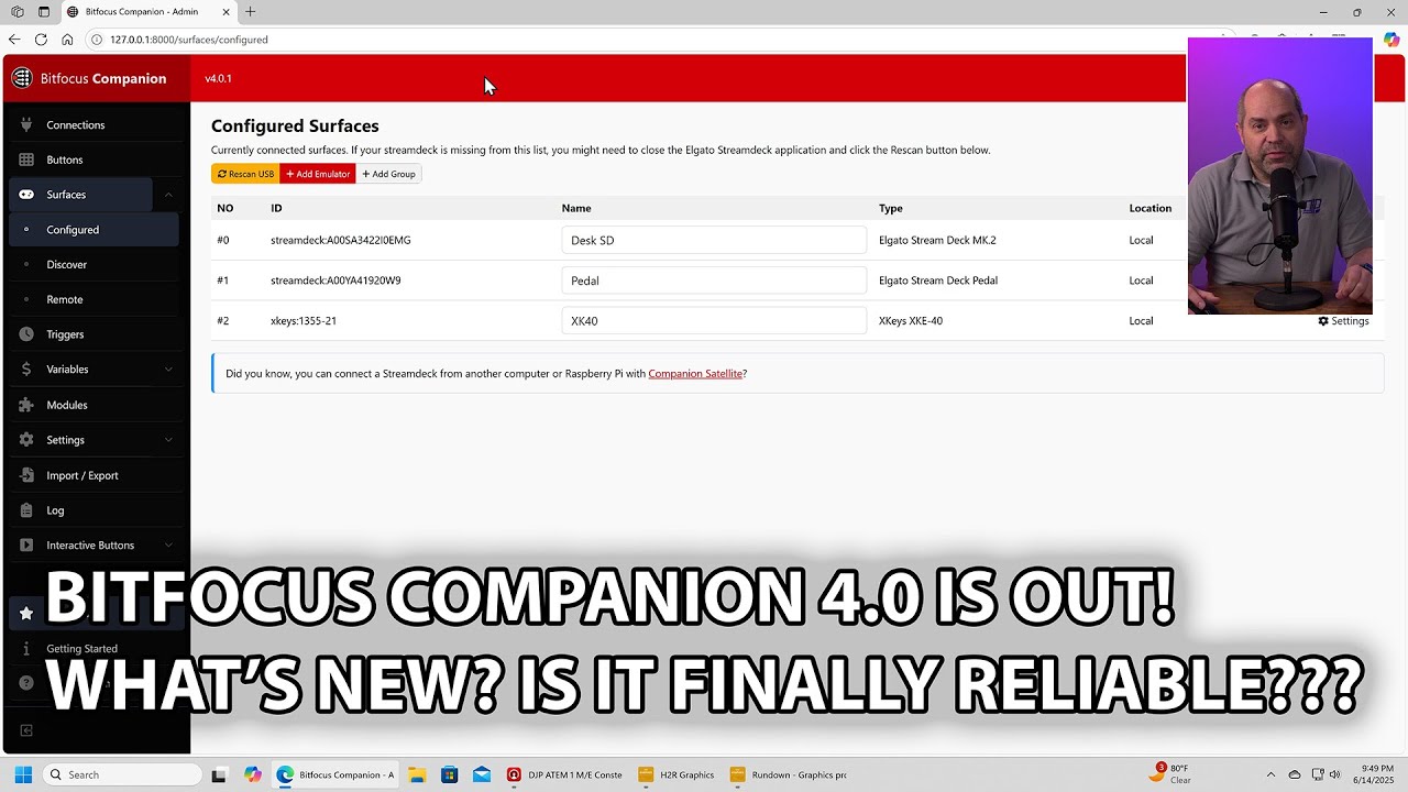 Bitfocus Companion 4 0 is Out!!! What's New? Is it Reliable Enough for ...