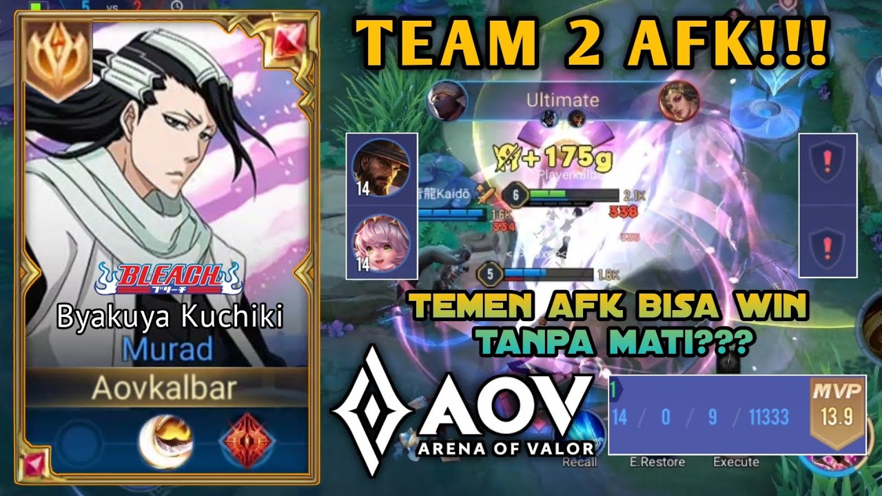 AOV MURAD DS GAMEPLAY|ketika solo rank dapet temen gk karuan|RoV|Arena ...