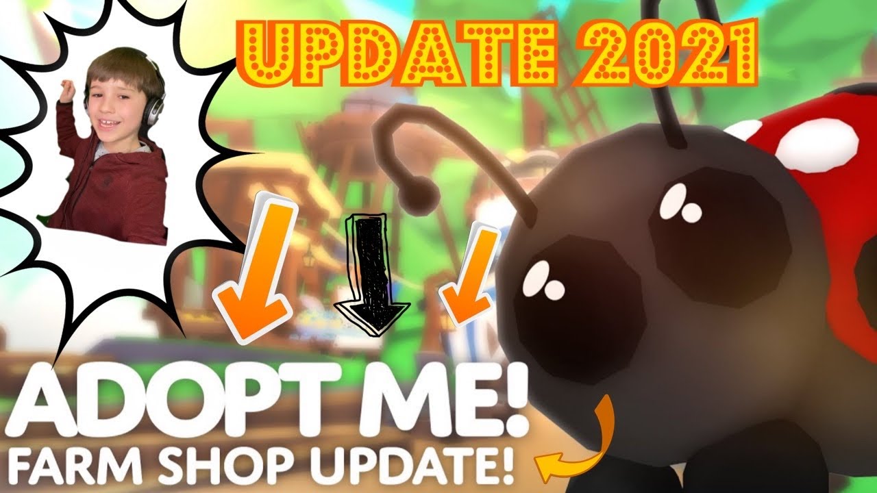 Playing the new farm shop update in adopt me roblox - YouTube