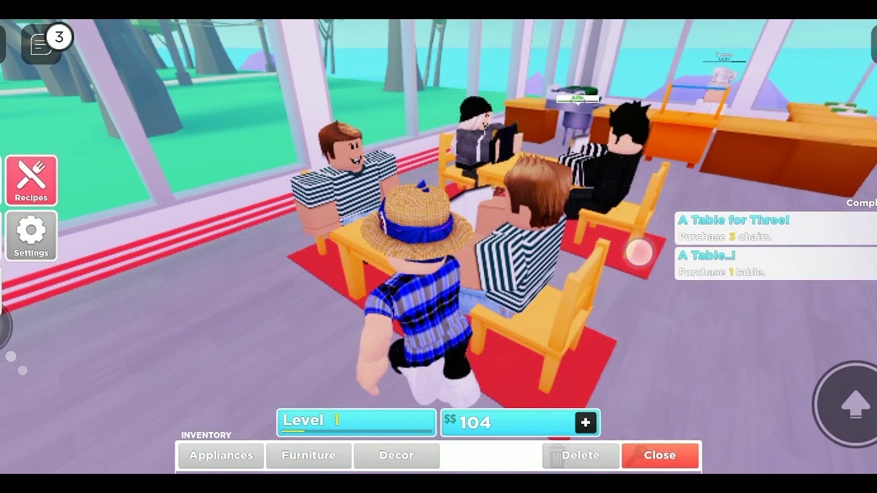 |Roblox my restaurant| ternyata jadi waiter susah D: - YouTube