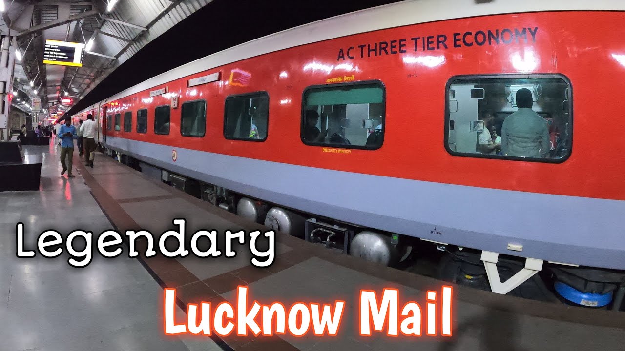 Journey in New 3rd AC Economy Coaches *VIP Lucknow Mail Train Journey ...