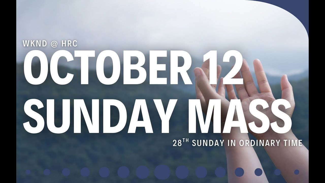 Live Sunday Mass - Holy Redeemer Catholic Church - 10-12-25 11am - YouTube