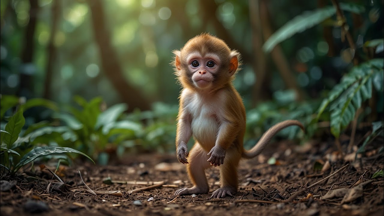 What Happens When A Monkey And Deer Become Unlikely Friends - YouTube