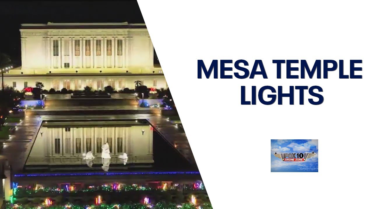 Mormon Mesa Temple Lights
