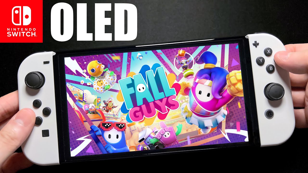 FALL GUYS on Nintendo Switch OLED Gameplay - YouTube