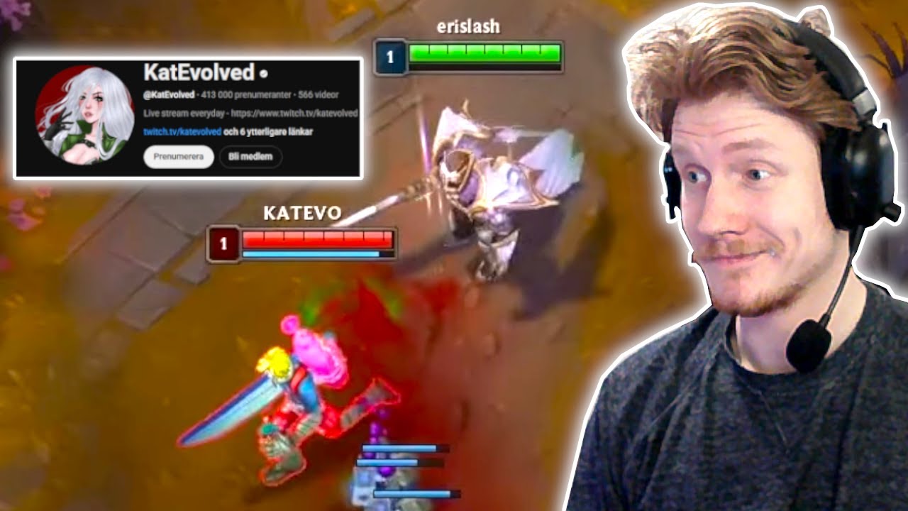 Hunting katevolved with my Garen :D - YouTube
