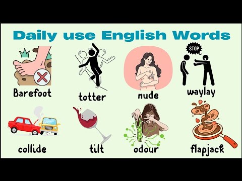 Daily use English words | Basic daily use vocabulary #dailywords - YouTube