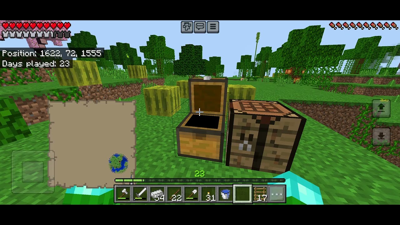 day 1 of mining a chunk in minecraft - YouTube