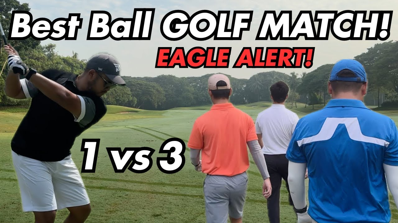 3 VS 1 BEST BALL GOLF MATCH!! | 6 Hole Match di Cengkareng Golf Club ...
