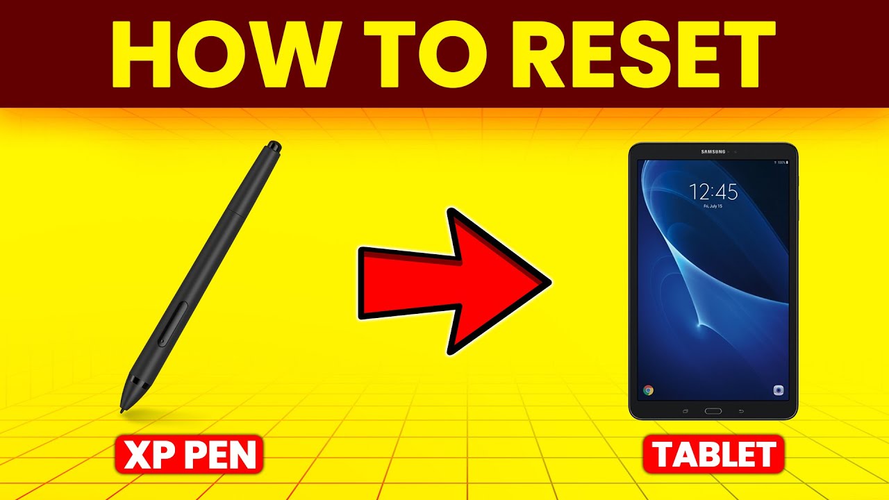 How To Reset XP Pen On A Tablet (How To Factory Reset/Calibrate XP Pen ...