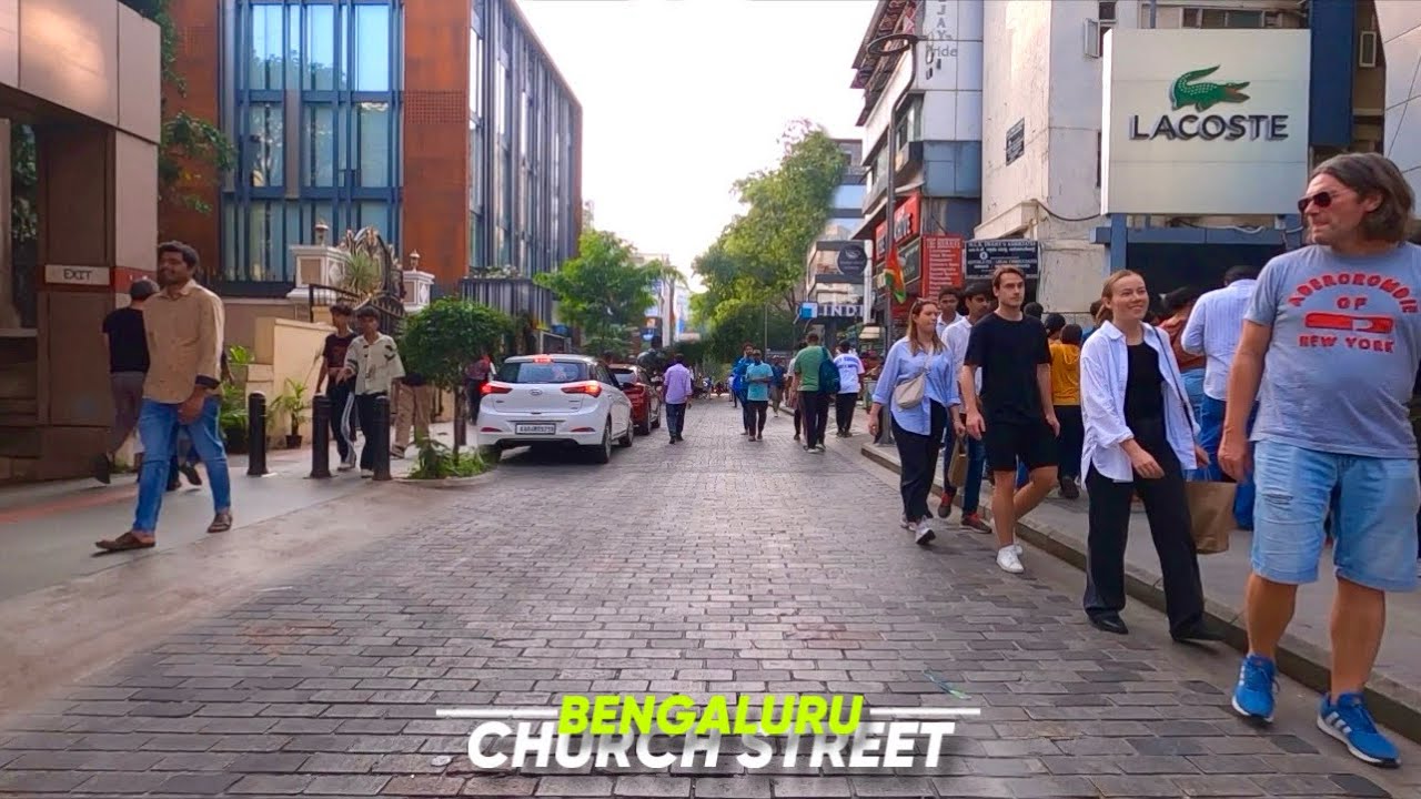 Church Street Bangalore - 4K | Shopping & Night Life Area in Central ...
