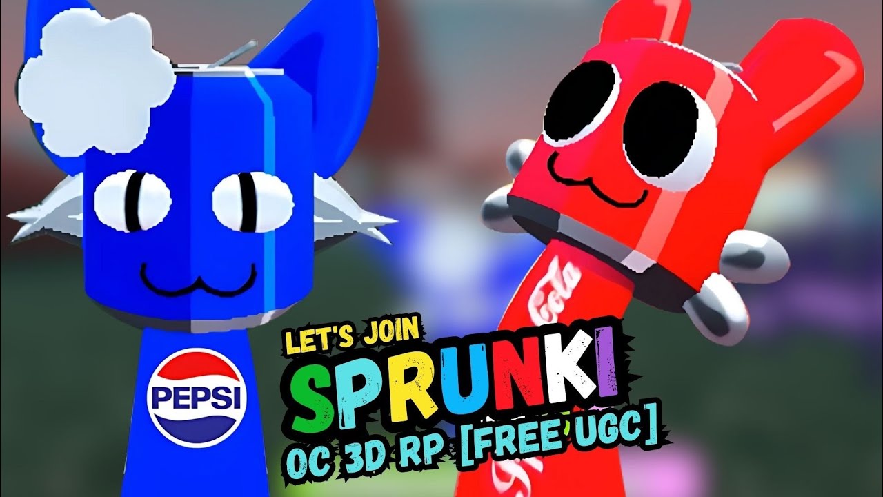 How to find Pepsi and Coca Cola in Sprunki OC 3D RP [ Free UGC ...