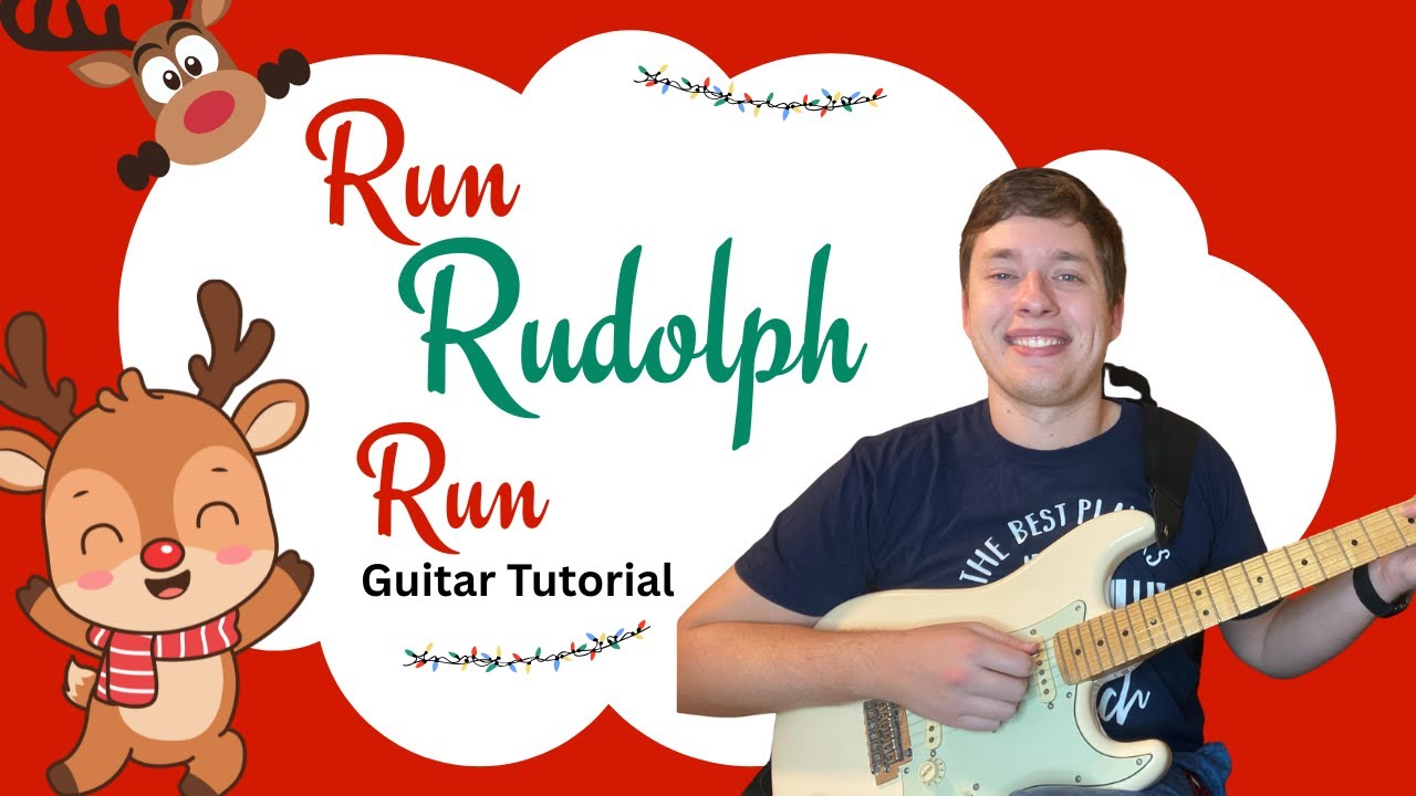 Run Rudolph Run Guitar Tutorial | Chords + Strumming - YouTube